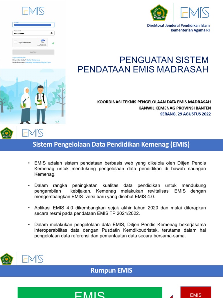 Penguatan EMIS Madrasah | PDF