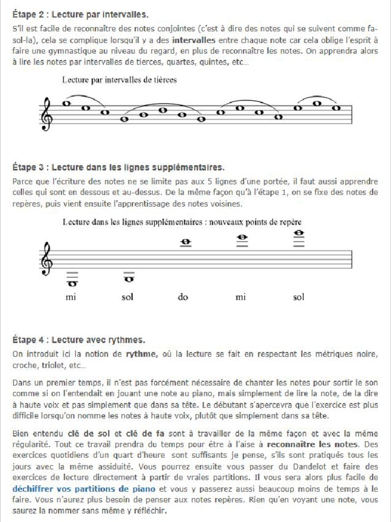 Lecture Par Intervalles | PDF