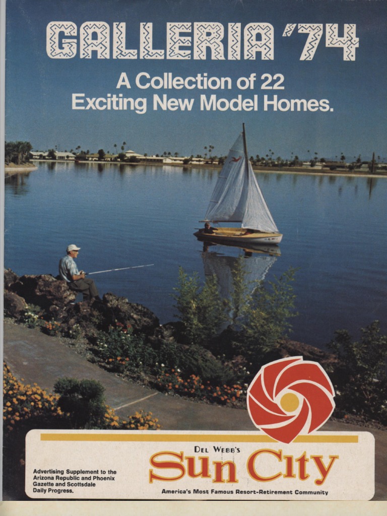 Sun City, Arizona Model Home Brochure Galleria 1974-22 Models | PDF
