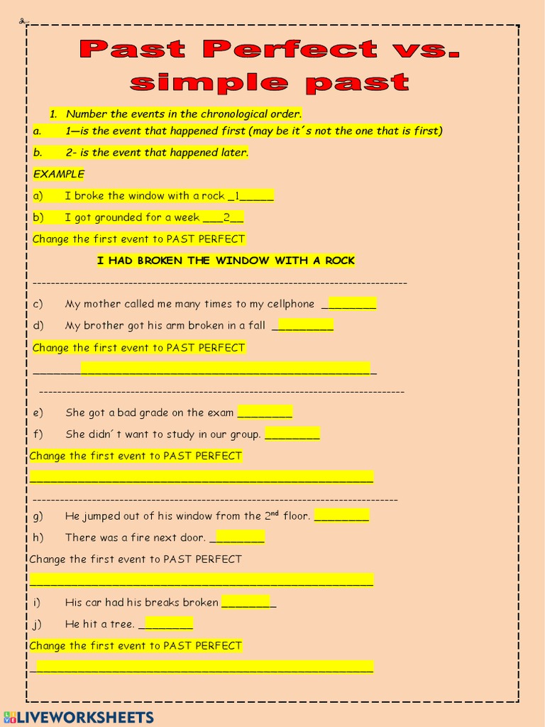 Past Simple Past Perfect | PDF