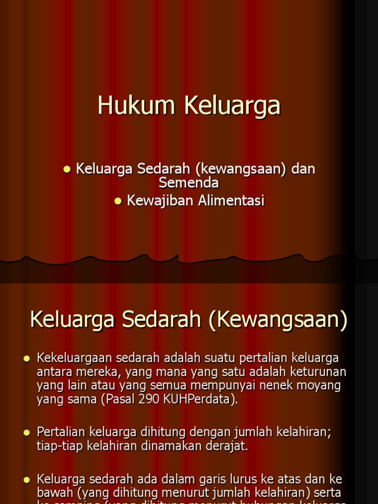 Arti dan Hubungan Keluarga Semenda | PDF