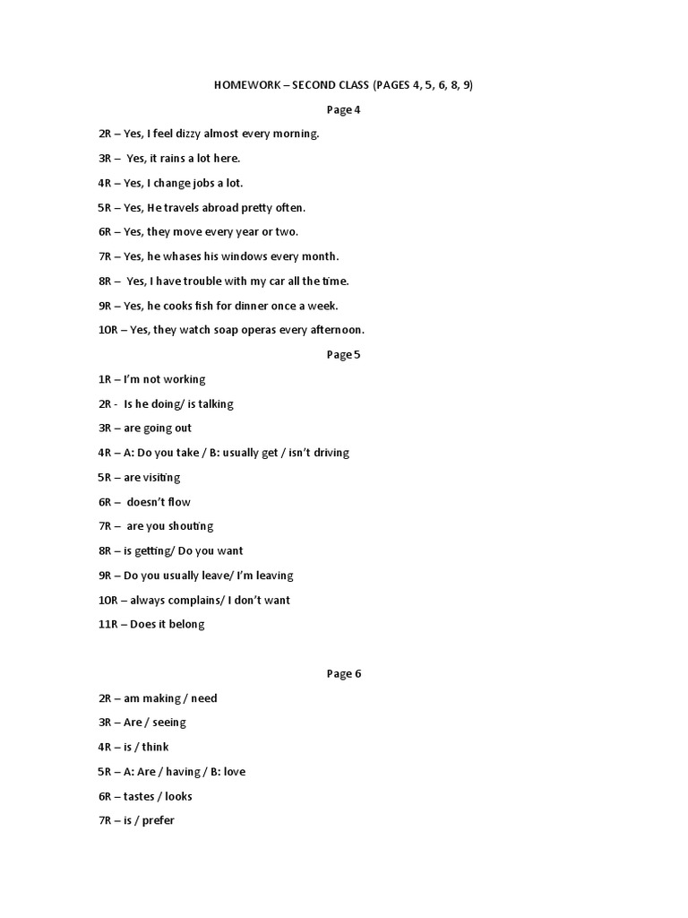 HOMEWORK English 2 | PDF | Language Arts & Discipline | Foreign ...