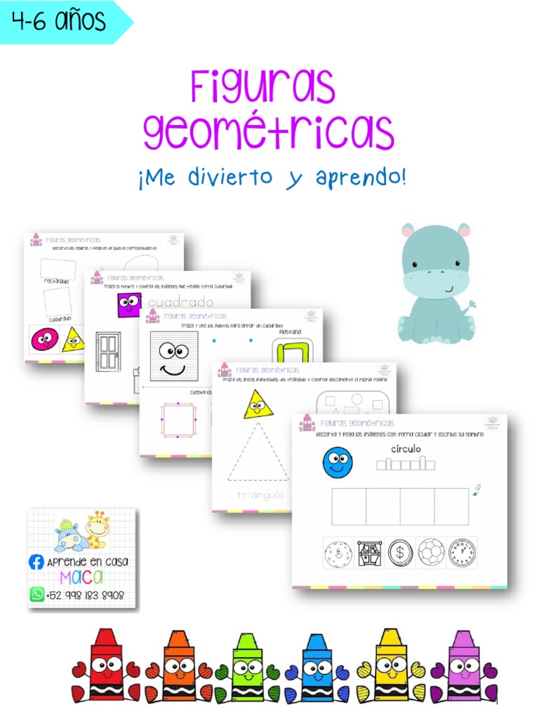 Figuras Geométricas Material Exclusivo | PDF | Rectángulo | Triángulo