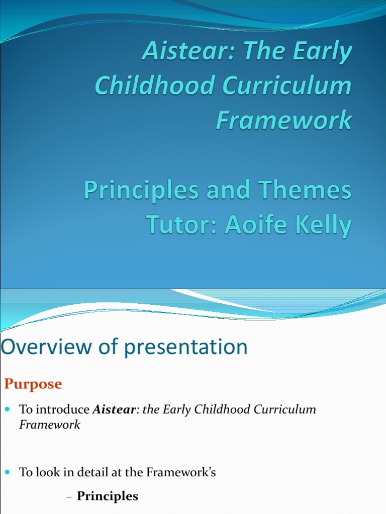 Aistear Principles and Themes | PDF | Learning | Experience