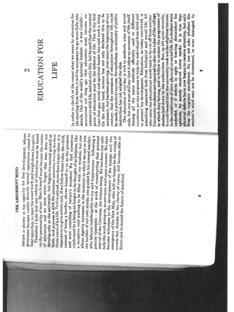 Read - Chapter 2 The Absorbent Mind | PDF