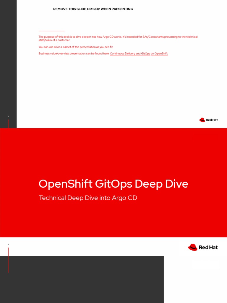 OpenShift GitOps Technical Deep Dive | PDF | System Software | Computing
