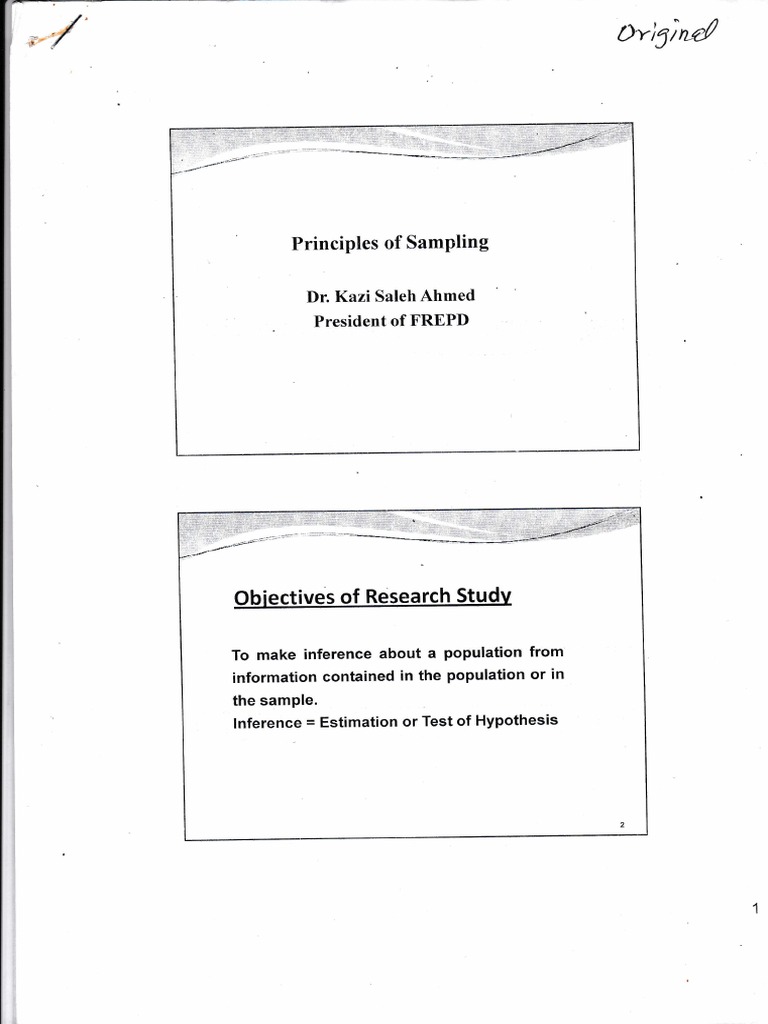 Principles of Sampling | PDF | Sampling (Statistics) | Social Research Principles of Sampling | PDF | Sampling (Statistics) | Social Research