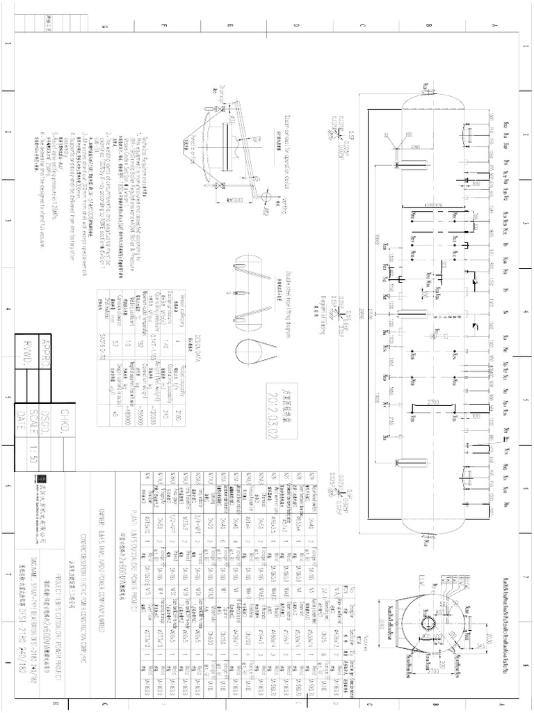 Deaerator With Feed Water Storage Tank Assembly | PDF