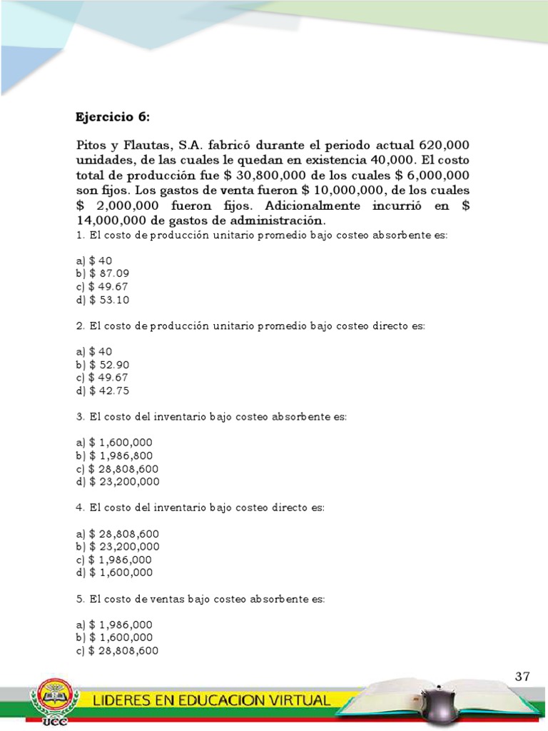 Contabilidad Gerencial Ucc-Mga - 2022 (3) - 39 | PDF