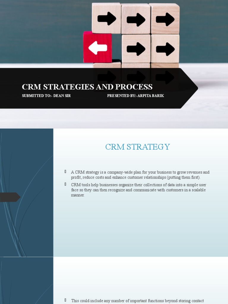CRM Strategies and Process | PDF | Customer Relationship Management ...