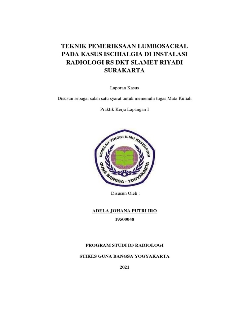 Teknik Lumbosacral untuk Ischialgia | PDF