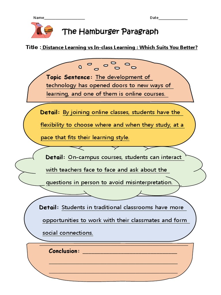 Distance Learning Vs In-Class Learning (Example) | PDF