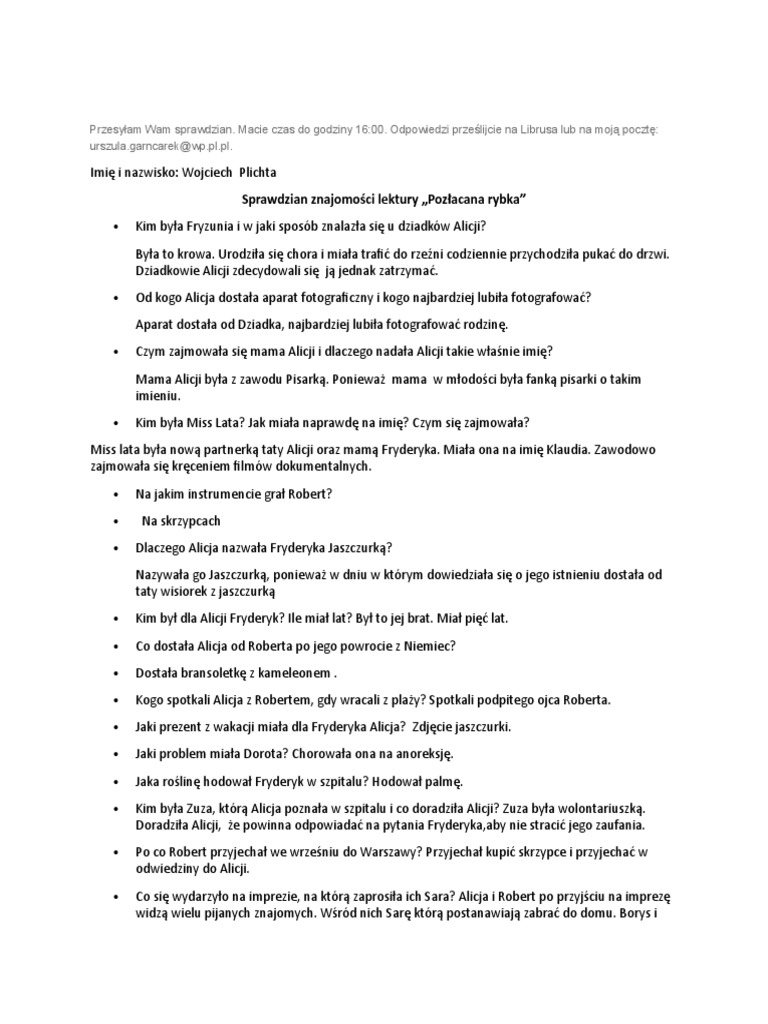 Pozłacana rybka | PDF