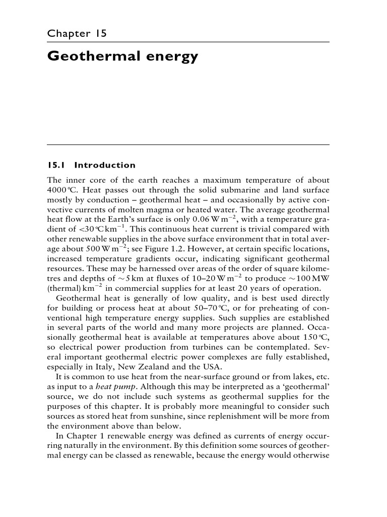 Geothermal Book | PDF | Geothermal Energy | Metrology