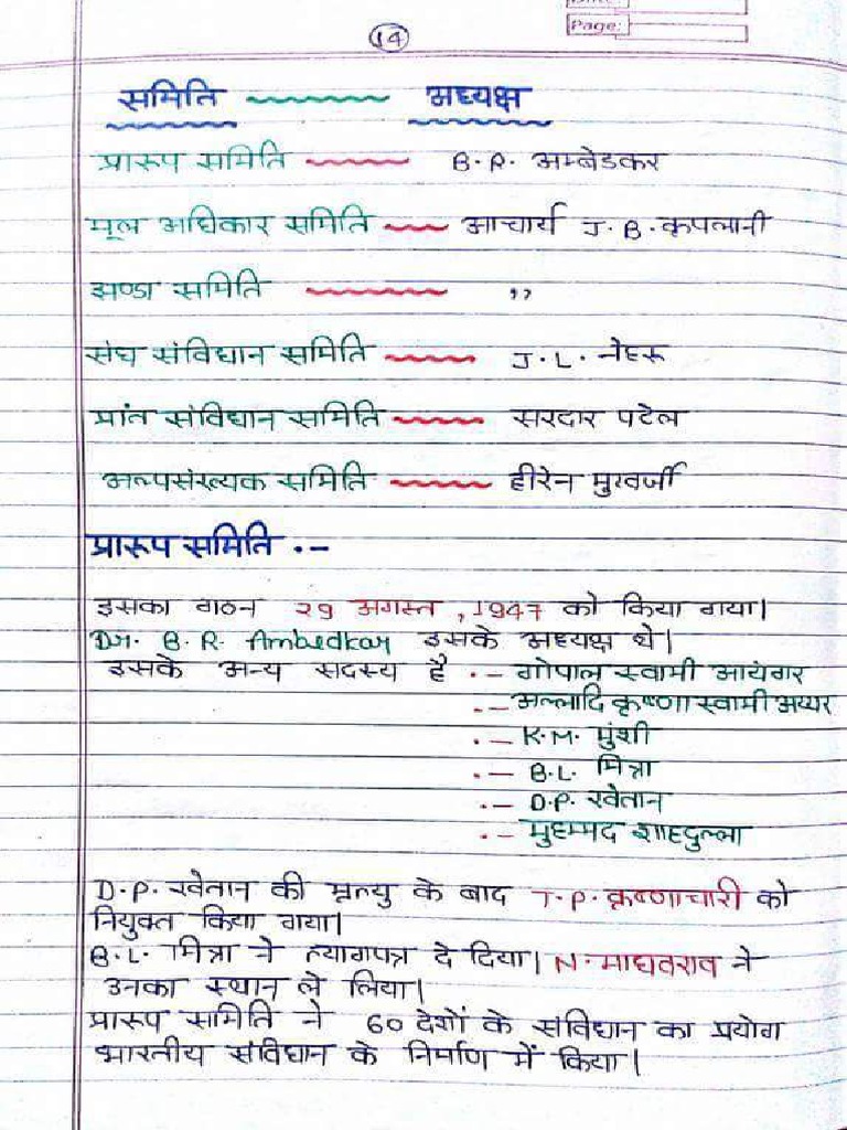 Polity Handwritten Notes PDF | PDF