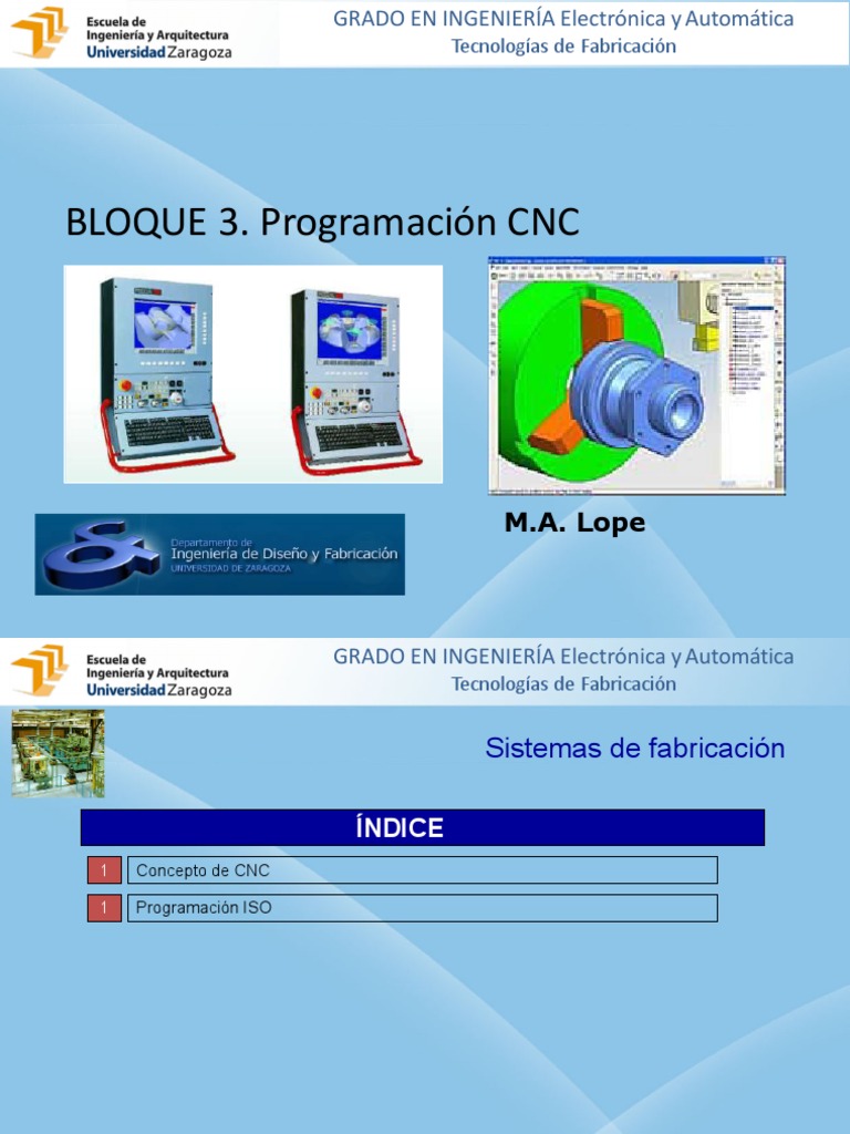 Programación CNC según DIN 66217 | PDF | Control numerico | Metalurgia