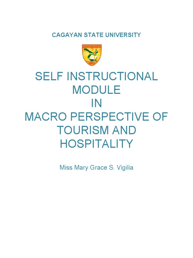 Module-Prelim Topic 1 | PDF | Tourism