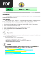 Math3 PLPs Q4 Wk5 Day1-5-QA-done | PDF | Learning | Mathematics