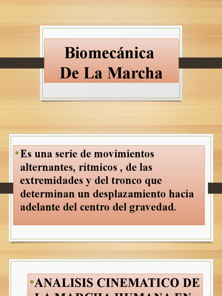 Biomecánica de La Marcha | PDF