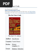 The Da Vinci Code Quiz | PDF
