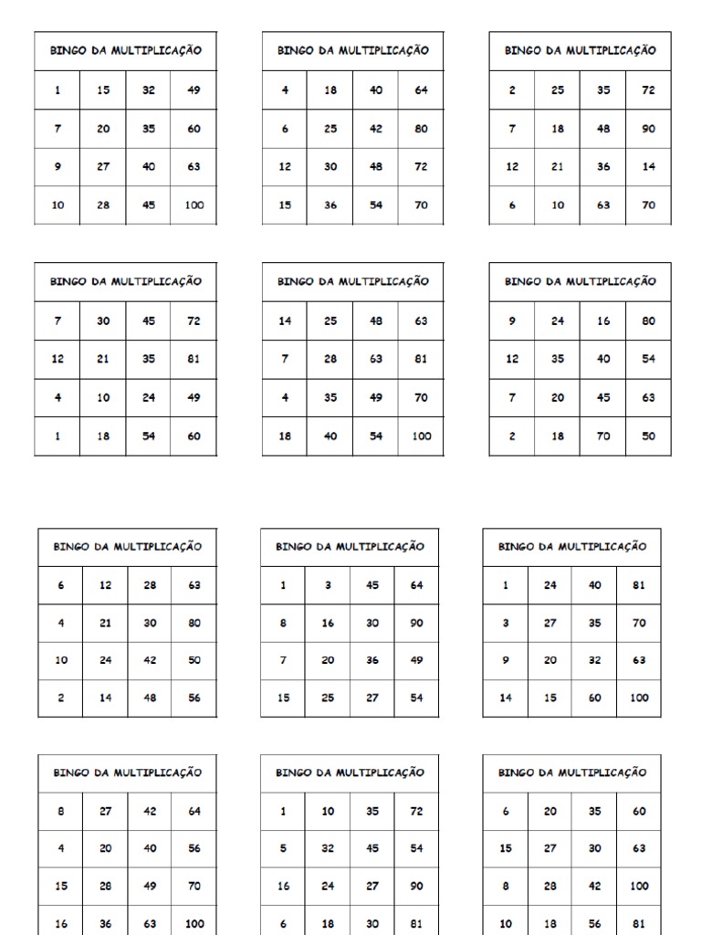 Bingo Editavel | PDF