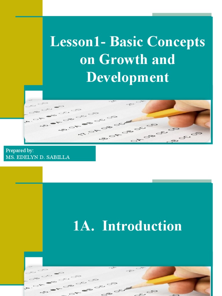 Lesson 1 - Introduction To Human Development | PDF | Developmental ... Lesson 1 - Introduction To Human Development | PDF | Developmental ...