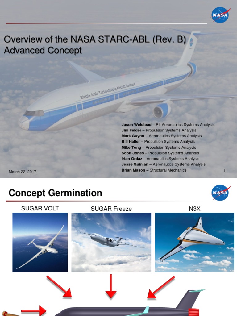 Overview of The NASA STARC-ABL | PDF | Spacecraft Propulsion | Propulsion