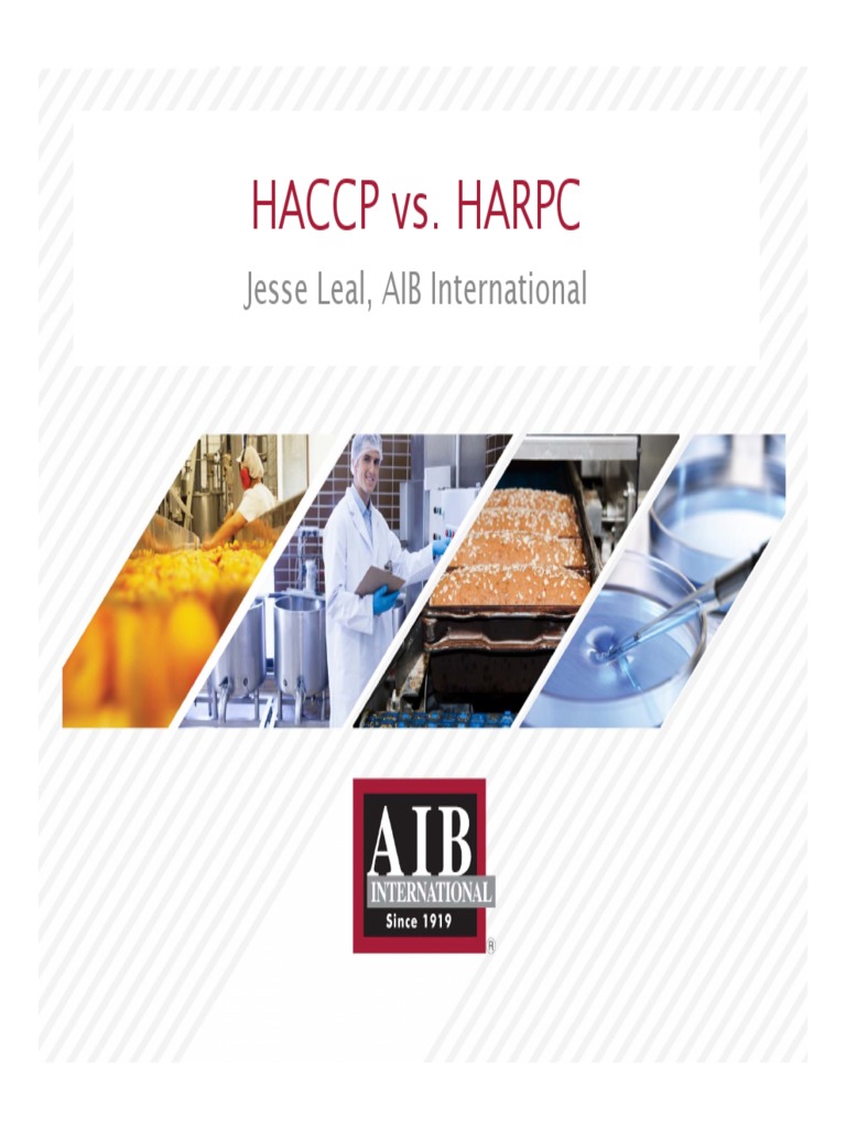 HARPC | PDF | Hazard Analysis And Critical Control Points | Food Safety
