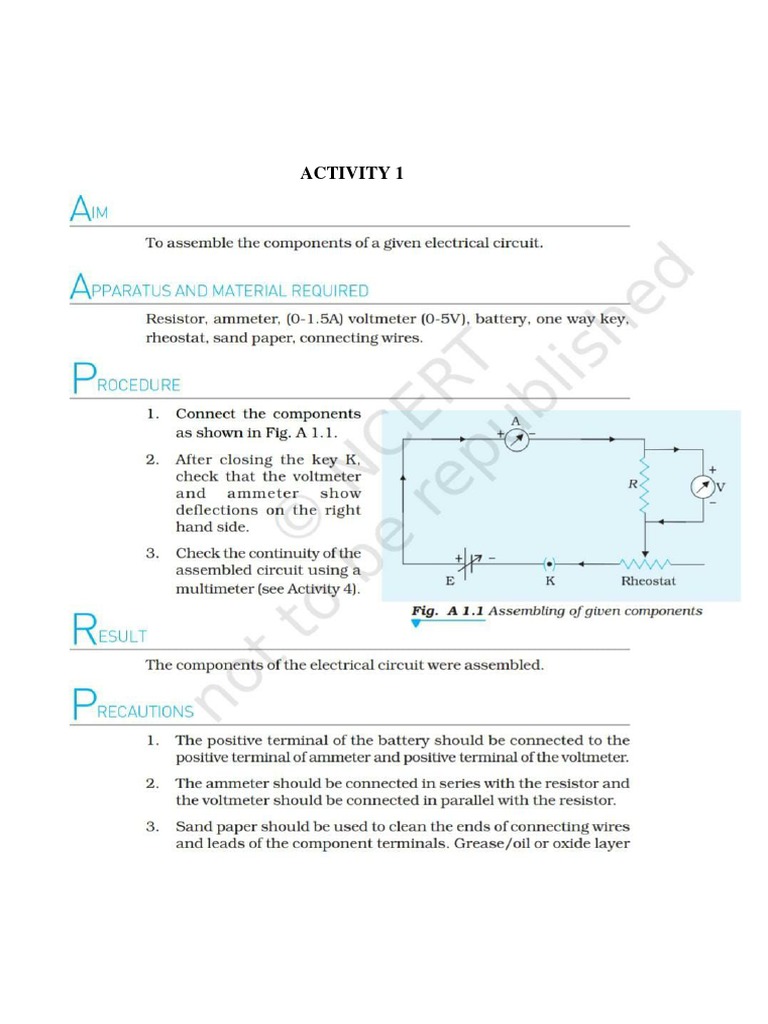 Physics Activity 1 To 6 | Download Free PDF | Diode | Capacitor