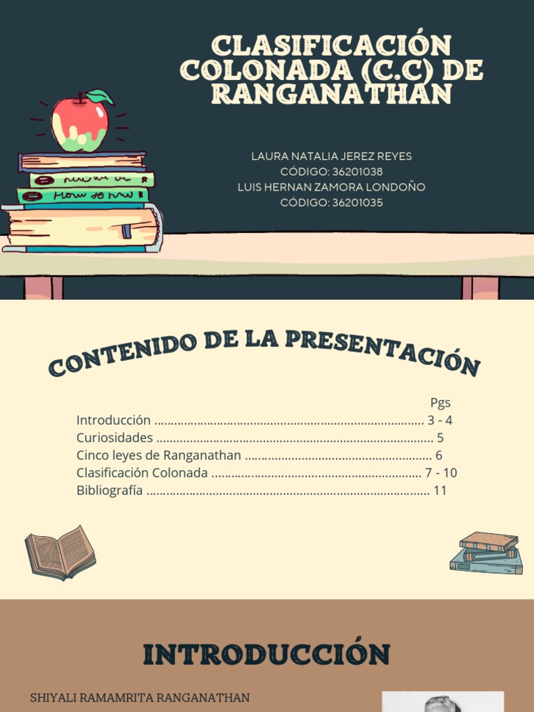 Clasificación Colonada | PDF | Ciencias de la Información | La ciencia ...