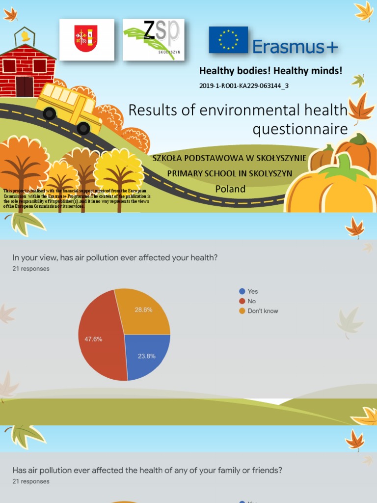Environmental Health Questionnaire | PDF
