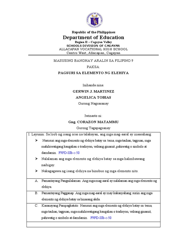 Elehiya LP | PDF