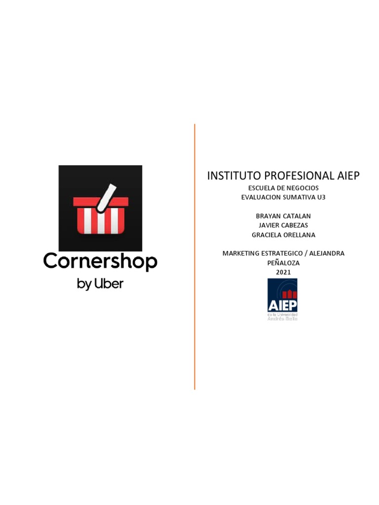 Cornershop: Innovación en Delivery | PDF | Marketing | Vehículo aéreo ...