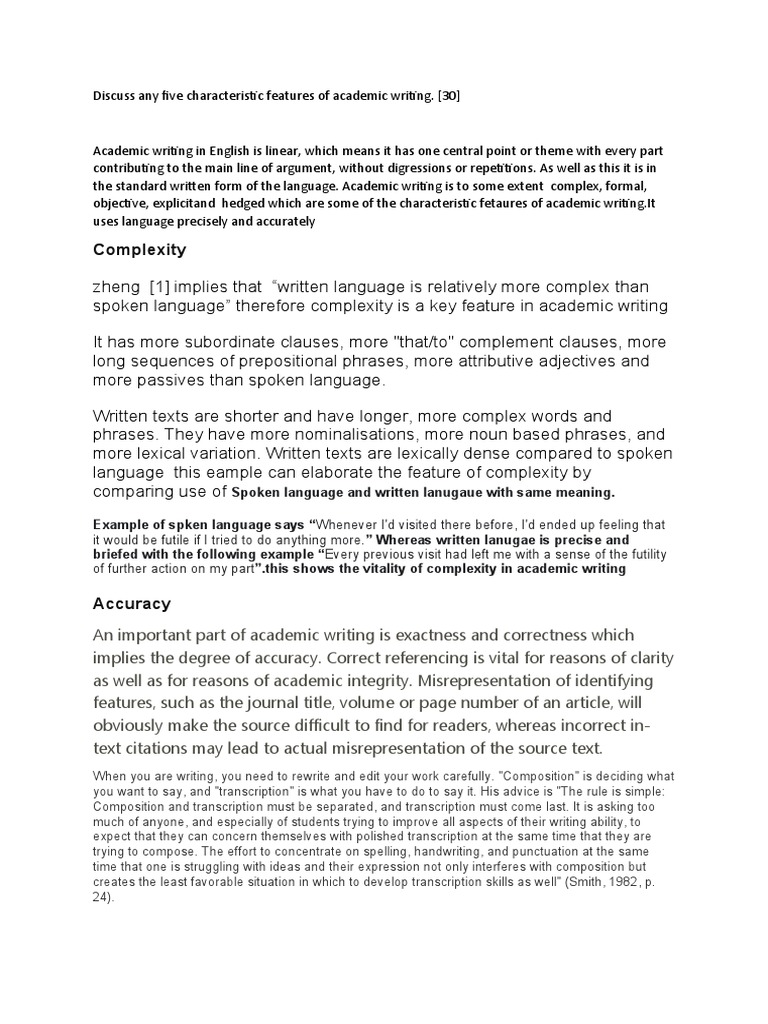 ACADEMIC WRITING | PDF | Objectivity (Philosophy) | Reason