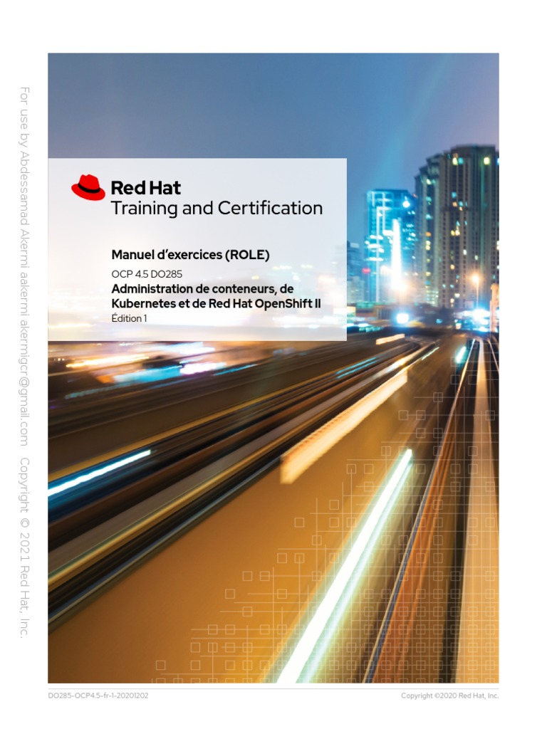 Do285 4.5 Student Guide | PDF | Centralized Computing | System Software