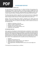 Internship Daily Report | PDF