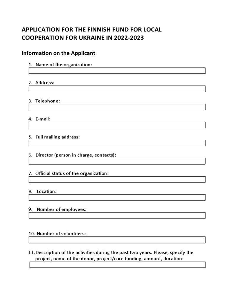 LCF-Application Form 2022 | PDF | Business | Economies