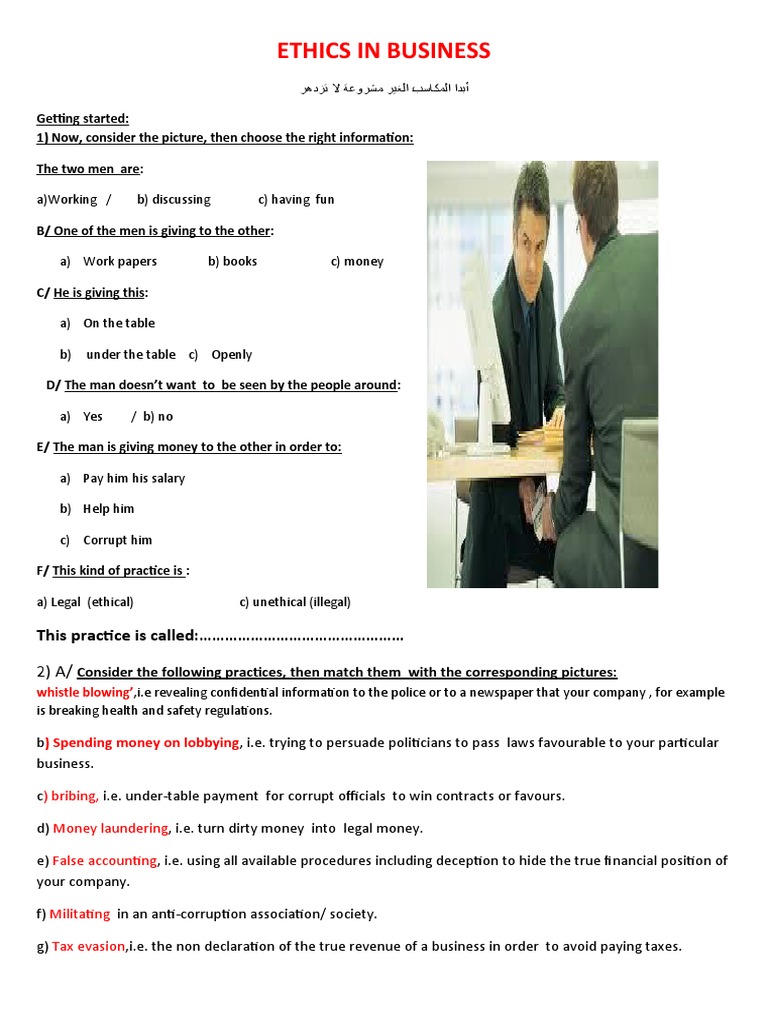 Ethics in Business | PDF | Counterfeit | Child Labour