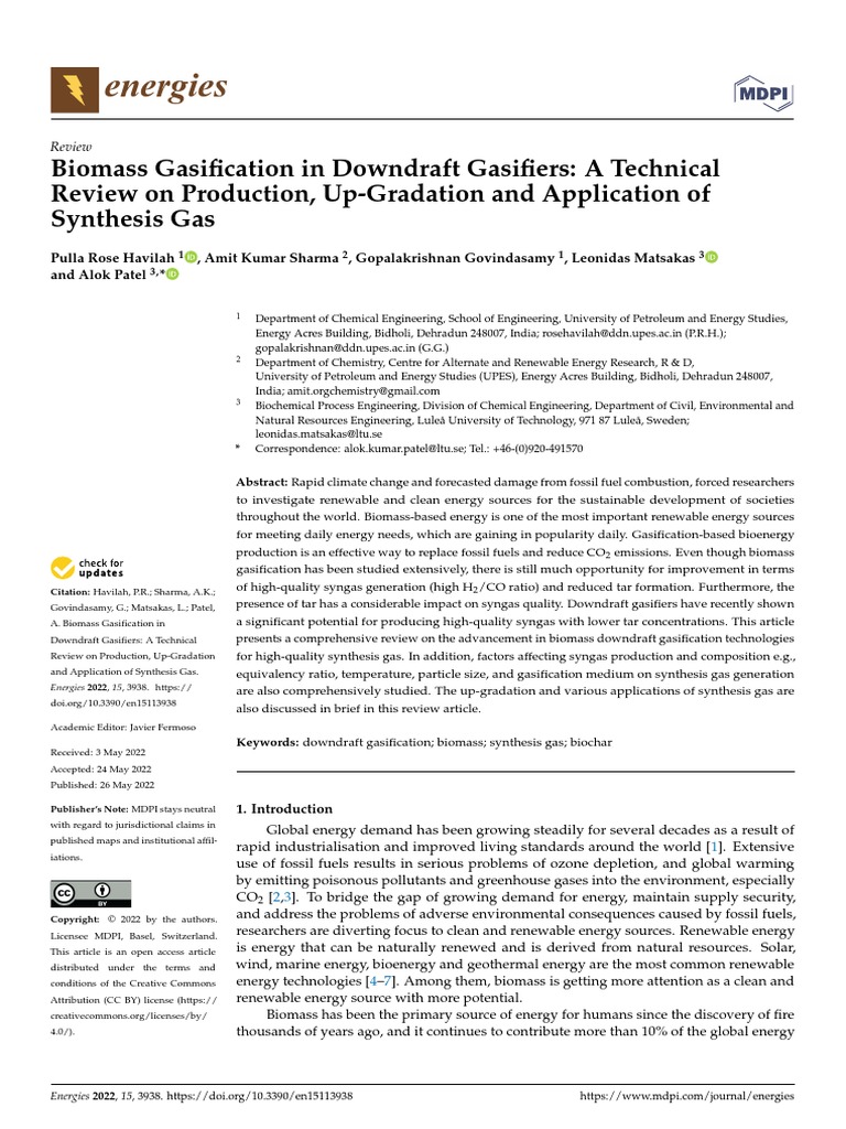 Moving Bed Gasification | Download Free PDF | Gasification | Biofuel