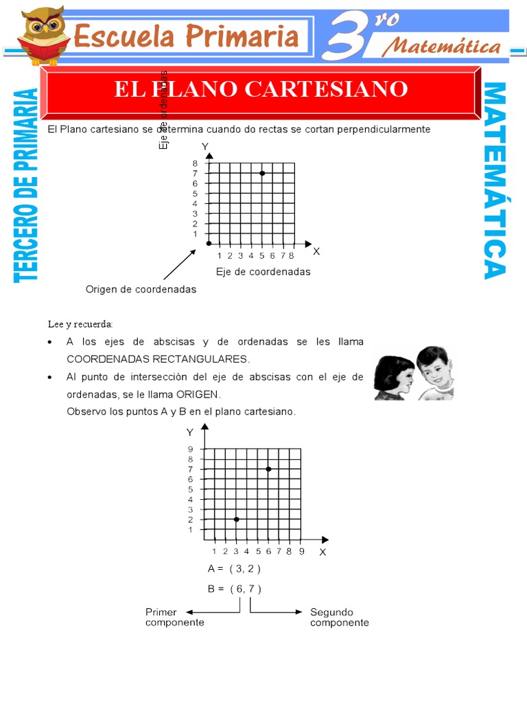 Introducción al plano cartesiano y los pares ordenados | PDF | Sistema ...