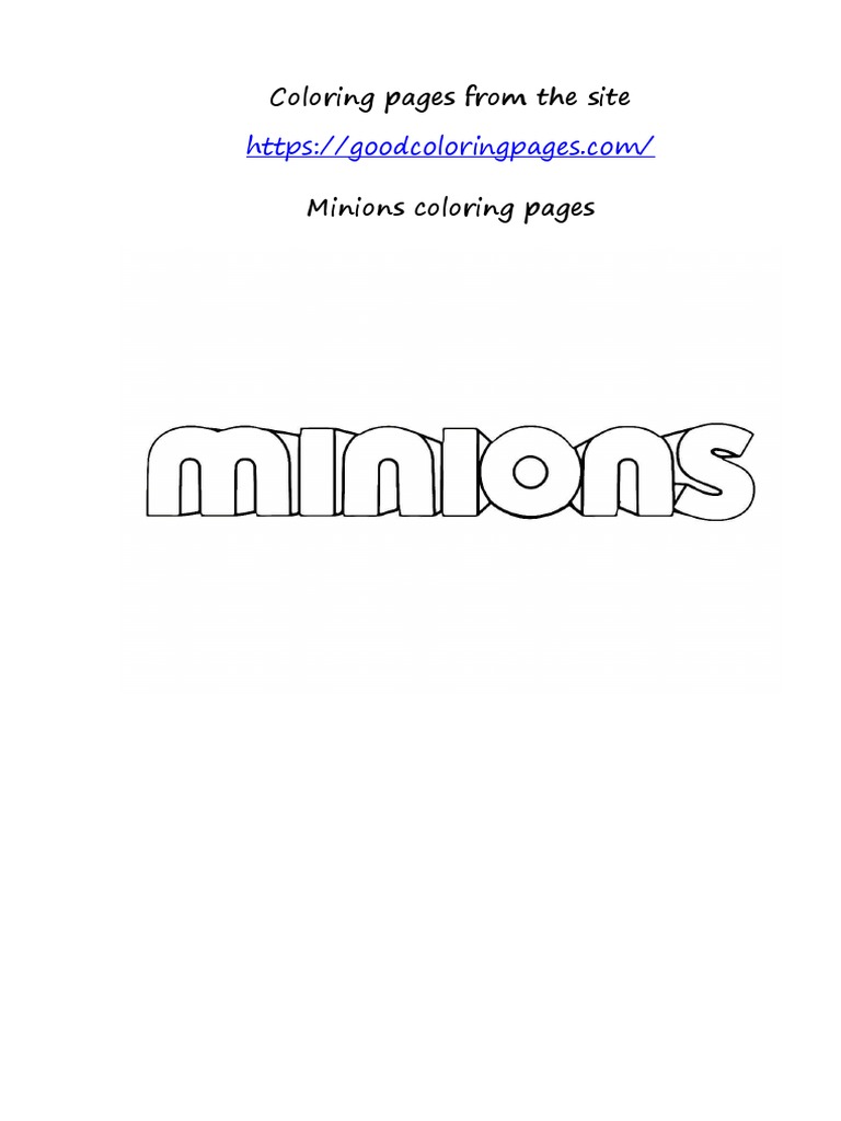 MINIONS | PDF