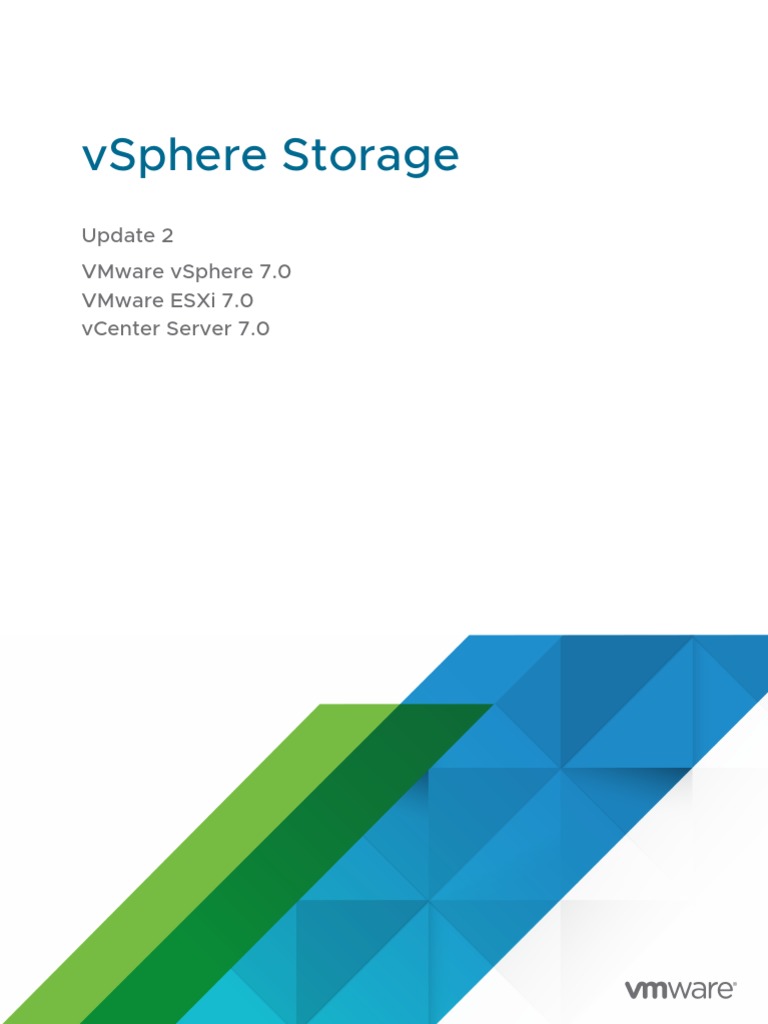 Vsphere Esxi Vcenter Server 702 Storage Guide | PDF | Computer Network ...
