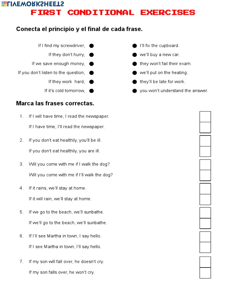 primer condicional | PDF
