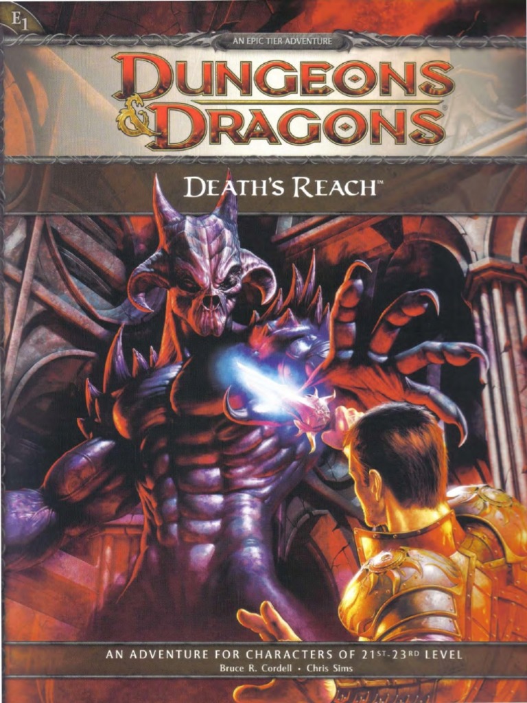 D&D 4e E1 Death's Reach | PDF | Dungeons & Dragons | D20 System