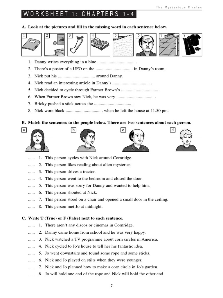 Mysterious Circles Worksheets 1-3 | PDF | Home & Garden