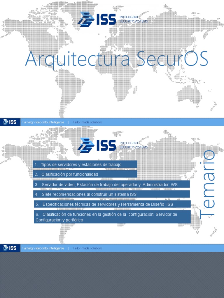 Arquitectura SecurOS | PDF | Servidor (Computación) | Hardware de la computadora