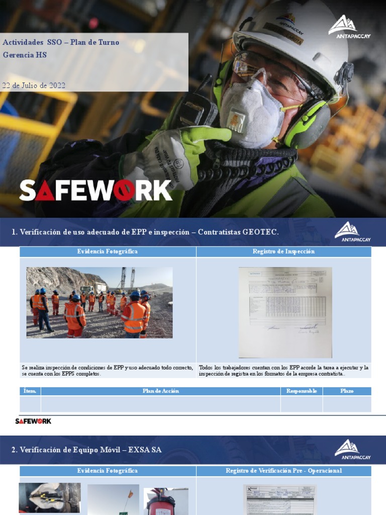 Actividades de Seguridad de Turno - Exsa. | PDF | Finanzas y dinero | Informática