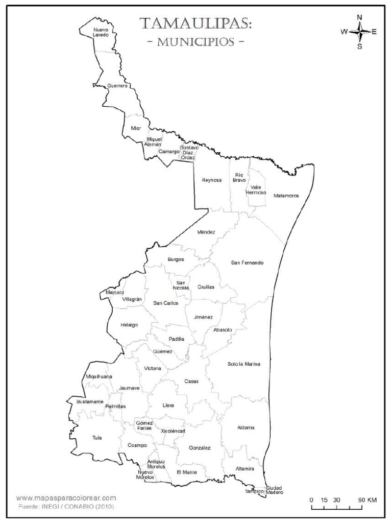 mapa de tamulipas | PDF