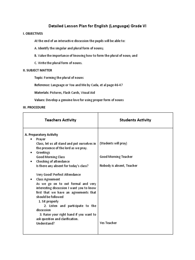 DLP ENGLISH | PDF | Plural | Noun