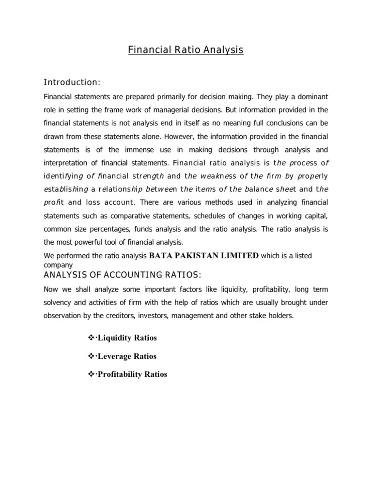 Financial Ratio Analysis Assignment | PDF | Equity (Finance) | Leverage ...